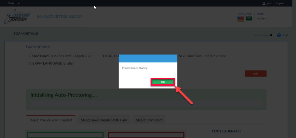 Exam Conduction on Web – Documents & Help